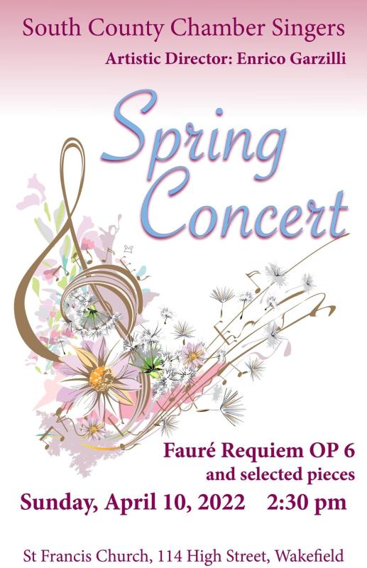 South County Chamber Singers Spring Concert