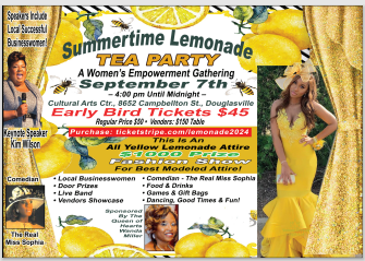 3rd ANNUAL SUMMERTIME LEMONADE TEA PARTY